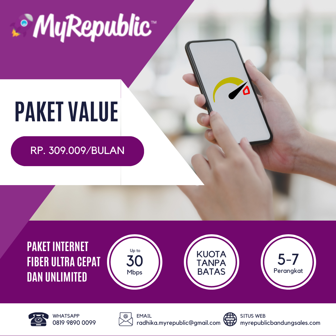 Rekomendasi Wifi Bandung MyRepublic Bandung – MyRepublic Bandung Sales